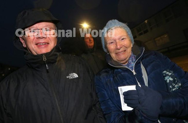39638975-Pompey fans depart from Fratton Park for the Tottenham Hotspur ...