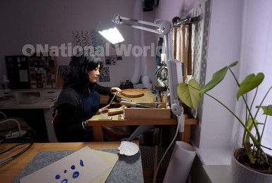 39640392-Jewellery designer Maria Lau, pictured at her home at ...