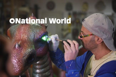 39642969-Laci Endresz, who plays Mooky the Clown, in his workshop where ...