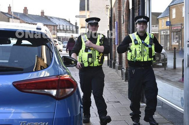 39646943-Police patrols around Whittlesey town centre checking on on ...