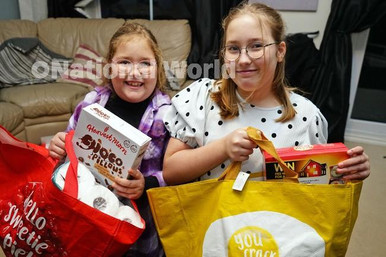 39647486-Erin and Maddison Sage Stubbs organised collections to help ...