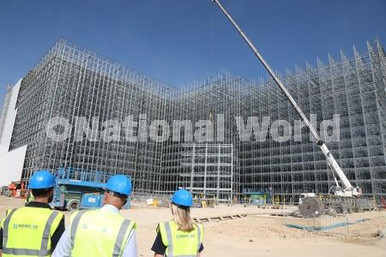 39494386-Corby, New Cold, building site of new cold storage warehouse ...