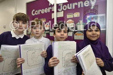 38522249-Newark Hill Academy have gained the Career Mark Primary award. Xawery Jasinksi, Anam ...