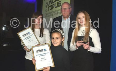 38557180-Tia Keightley right was Junior Sportswoman of the Year. She is ...