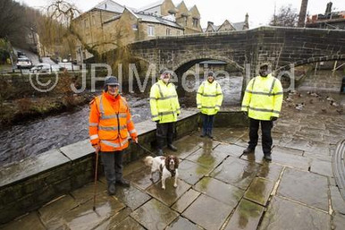 38899870-Hebden Bridge flood wardens, from the left, Andrew Entwistle ...