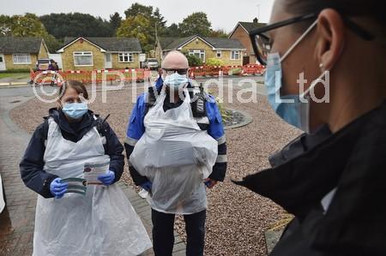 38799399-City Council enforcement officers doing track and trace home ...