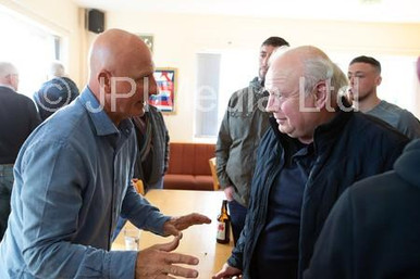 38525915-Aussie RL legend Peter Stirling, with former Huddersfield ...