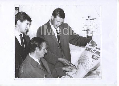38528093-Natural gas comes to Halifax, July 1969. Seated Alf Webb ...