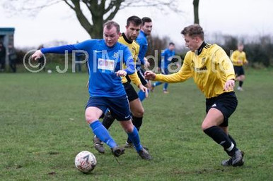 38449725-Actions from Midgley United v Shelf FC, at Midgley. Pictured ...