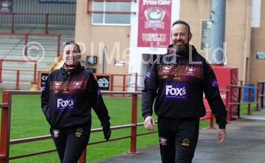 38902079-Clare Black and Jon Umpleby, of Batley Sporting Foundation ...