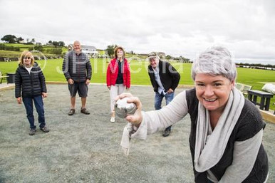 38801200-New petanque pitch at Stones Cricket Club. From the left, Bash ...