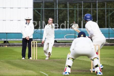 38734934-Cricket - Triangle v Warley. Triangle bowler Zac Rushton ...
