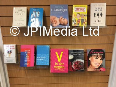 38444056-The health book display at Fulwood library, January 2020 ...