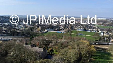 38590855-Views of Lancaster from the top of Lancaster Priory. Photo ...