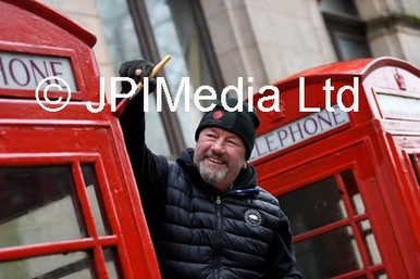 38597675-Photo Neil Cross A couple of the iconic telephone boxes in ...