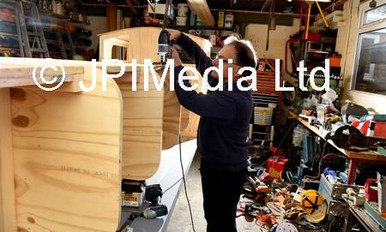 38610864-Photo Neil Cross Ken Berry of New Longton is building a 4 ...