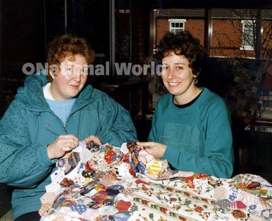 39658972-A stitch in time. Creating a patchwork rug at Conisbrough ...