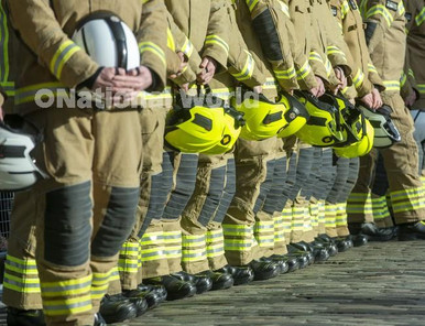 39660513-PIC LISA FERGUSON 17 02 2023 The Funeral of firefighter Barry ...