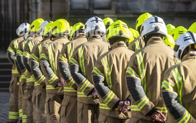 39660545-PIC LISA FERGUSON 17 02 2023 The Funeral of firefighter Barry ...
