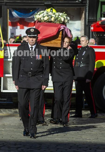 39660530-PIC LISA FERGUSON 17 02 2023 The Funeral of firefighter Barry ...
