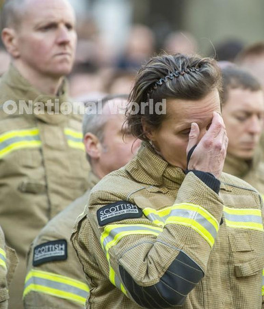 39660554-PIC LISA FERGUSON 17 02 2023 The Funeral of firefighter Barry ...