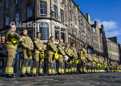 39660578-PIC LISA FERGUSON 17 02 2023 The Funeral of firefighter Barry ...