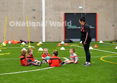 39647944-Children training on the 3G pitch at Sean Dolans GACâ€™s new ...