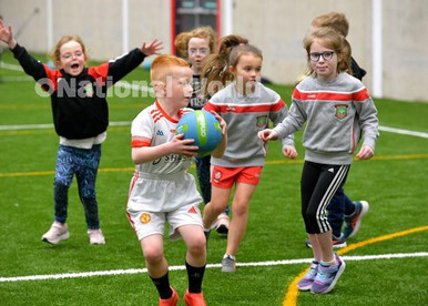 39647949-Children playing on the 3G pitch at Sean Dolans GACâ€™s new ...