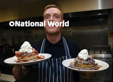 39661157-BLACKPOOL LANCASHIRE POST - 18-02-23 - Staff at the Pancake ...
