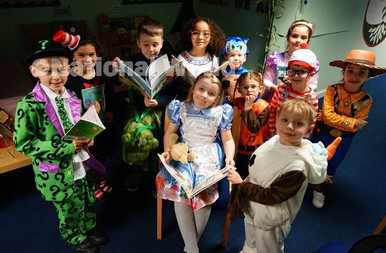 39672385-Python Hill Academy children taking part in world book day ...