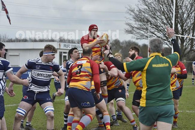39672938-Rugby action from PRUFC Boro v Leighton Buzzard at Fengate ...