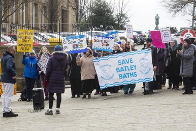 39673103-Save Batley Baths protest in Batley town centre. - National ...