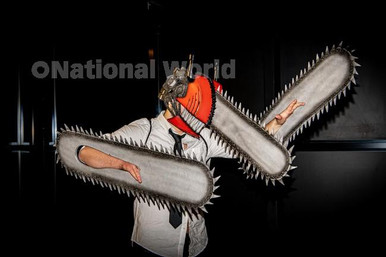 39678137-ChainsawmanÂ Tom Wilburn at the Sheffield Comic-Con at Magna ...