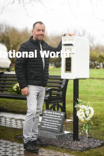 39680958-Unveiling of a bench and Letters to Heaven post box at ...
