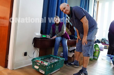 39681472-Clay Cross foodbank at the Community of Christ Church. Rob ...