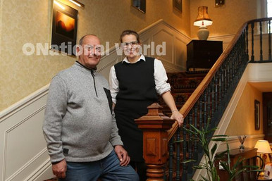 39681476-John Millican with his daughter Nicola who with her husband is ...