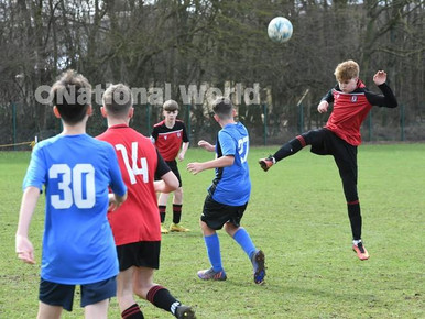 39682689-Football action from Orton Rangers U14 s v Whittlesey at ...