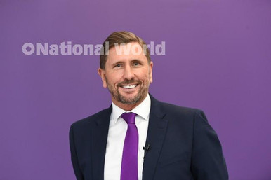 39683278-Peterborough Panthers speedway press day. Sponsor Michael ...