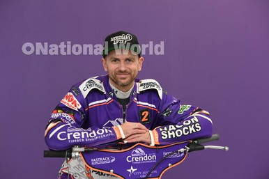39683267-Peterborough Panthers speedway press day. Hans Andersen ...
