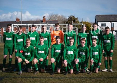 38601325-Squires Gate Reds Under-16 v Foxhall. The Foxhall team. Back L ...