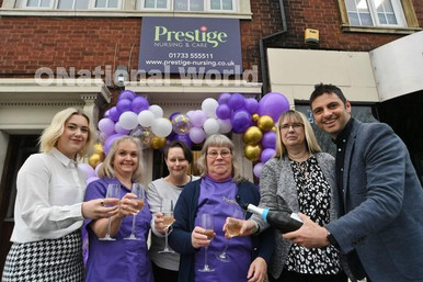 39690670-Prestige Nursing and Care staff with branch manager Mario ...