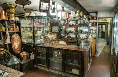 39696368-The hardware store, one of the many rooms of Victorian homes ...