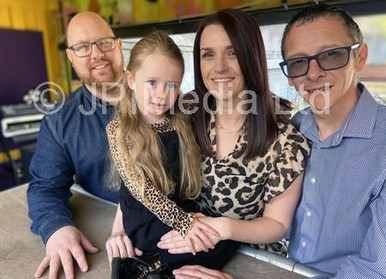 39416488-Left to right Greg Butler, Esma, Tracey and Reece Harland ...