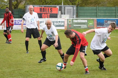 39699205-Pictured is: Action from the Jon Gittens memorial charity ...