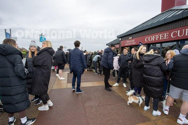 39702973-Family and friends of Mason Peddle gathered at Eastney ...