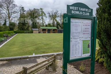39705465-West Tanfield Bowls Club, near Ripon, photographed for The ...