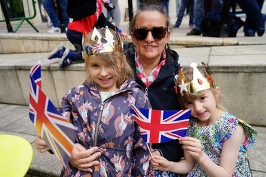 39708273-Coronation party, Vicar Lane Chesterfield. Poppy, Millia and ...
