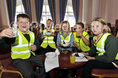 38592211-Lindhead School children end their tour of Victorian ...