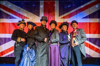 39711499-The Great Bridlington Steampunk Weekend. Pictured left to ...