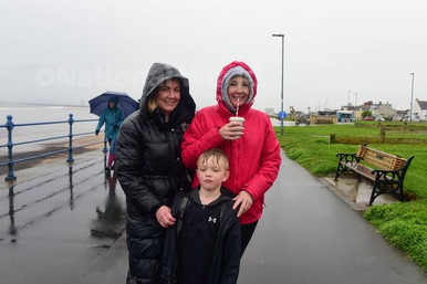39709074-Lesley Mair, Charlie Hall and Leanne Malone out and about at ...